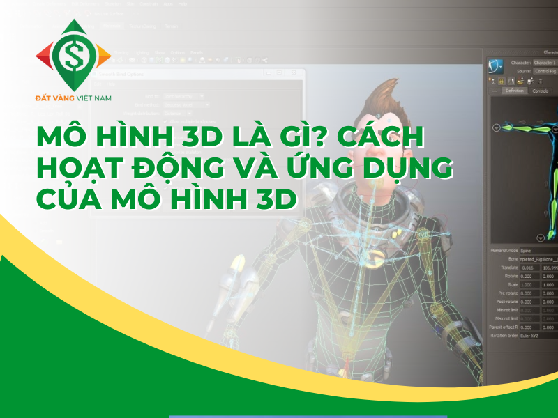 Mô hình 3D là gì? Cách hoạt động và ứng dụng của mô hình 3D